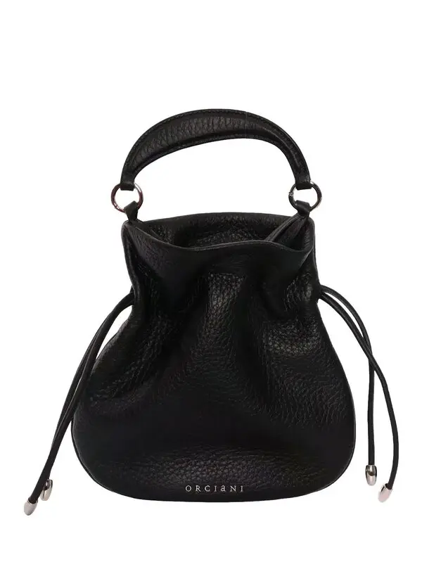 ORTIGNI Drawstring Tote Bag - Black