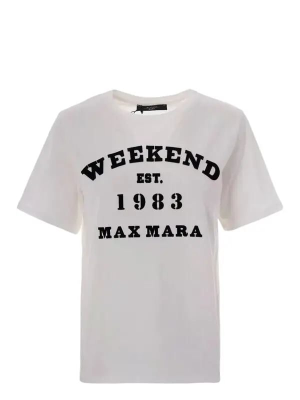 Max Mara Graphic T-shirt - White