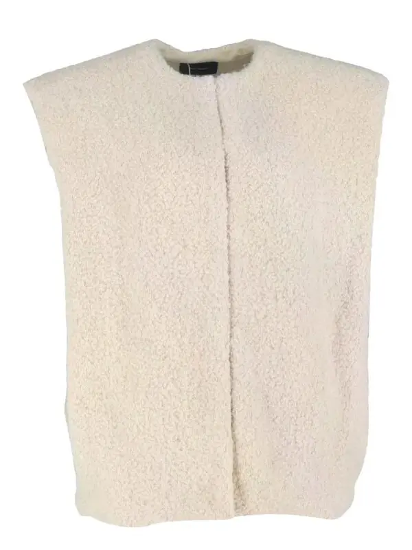 ISABEL MARANT VINTAGE Gwendalia Shearling Gilet - Neutrals