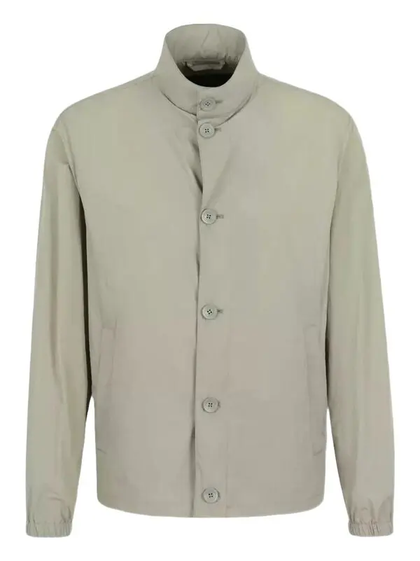 Herno Buttoned Overshirt - Neutrals