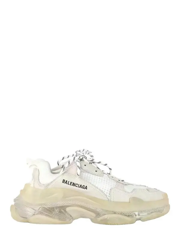 Balenciaga Triple S Chunky-sole Sneakers - White