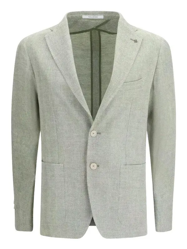 Tagliatore Single-breasted Blazer - Green