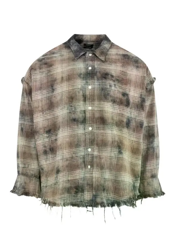 R13 Distressed Shirt - Neutrals