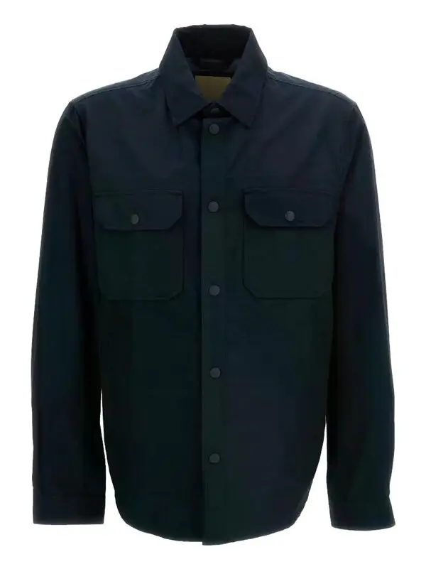 Woolrich Flap-pocket Collar Jacket - Blue