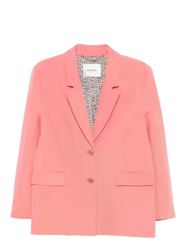 BLUGIRL Single-breasted Blazer - Pink