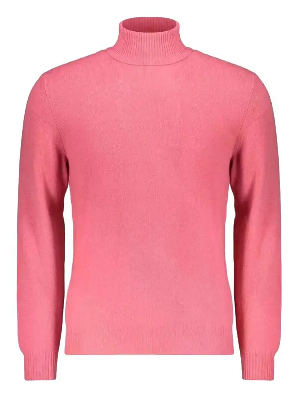 Fedeli Long-sleeve Turtleneck Sweater - Pink