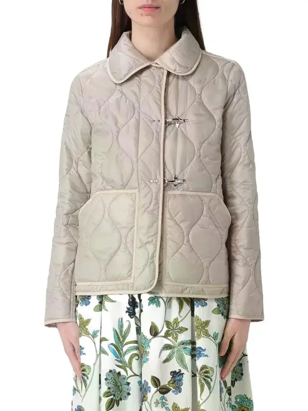 FAY Quilted Puffer Jacket - Neutrals