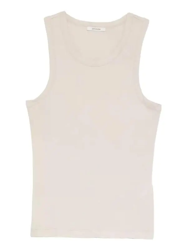 ENTIRE STUDIOS Sleeveless Vest Top - Neutrals