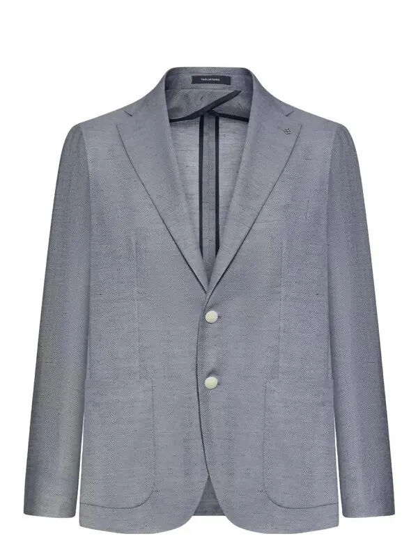 Tagliatore Single-breasted Blazer - Blue