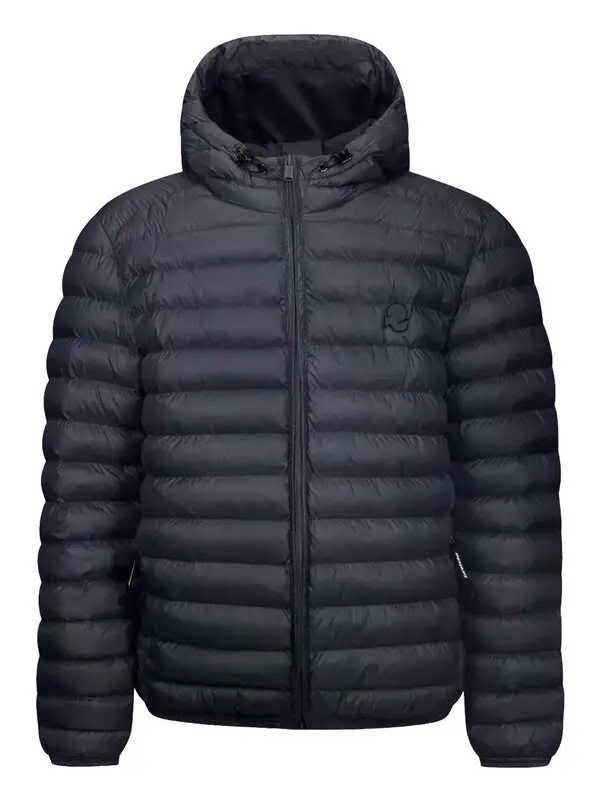 INVICTA Hooded Quilted Down Jacket - Blue