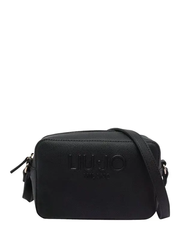 Liu Jo Embossed Logo Crossbody Bag - Black