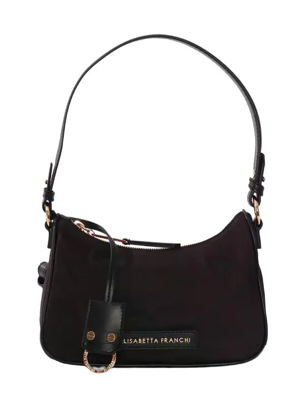 Elisabetta Franchi Ring-charm Shoulder Bag - Black