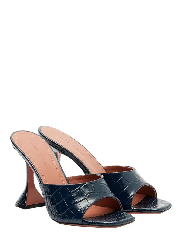 Amina Muaddi Lupita Mules - Blue