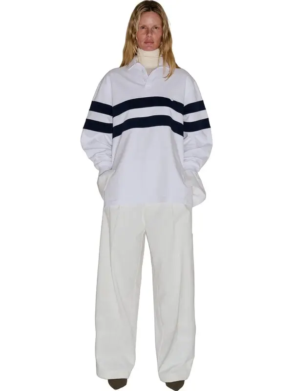 DARKPARK Jill D Cotton Rugby Shirt - Stripe