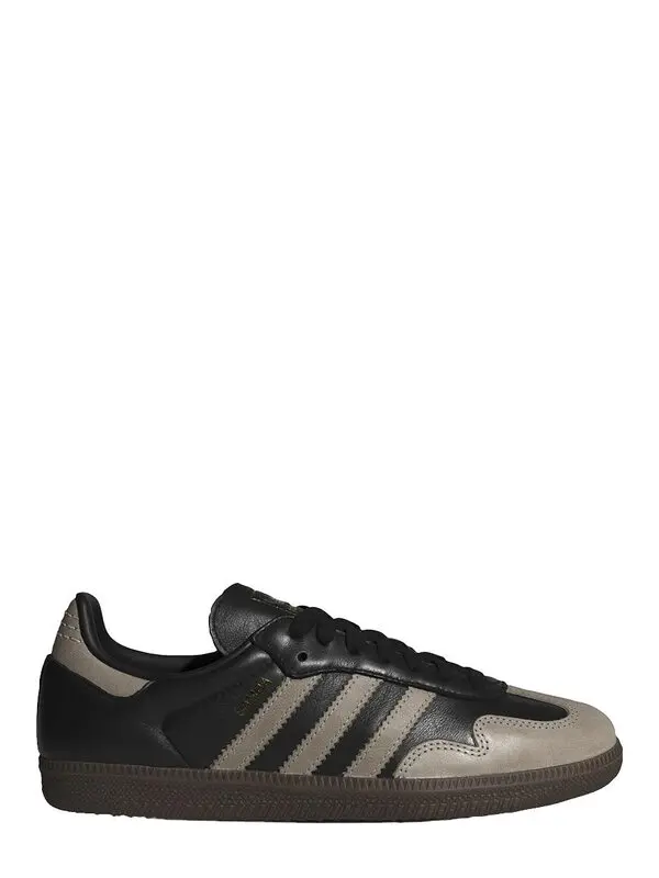 Adidas Samba Og Sneakers - Core Black/wonder Beige/gold Metallic