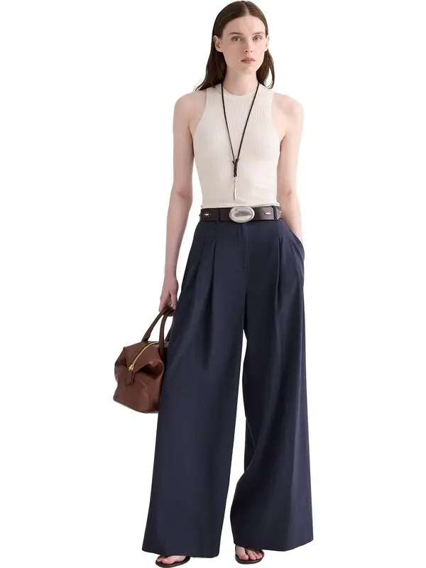 TWP Next Didi Italian Wool Twill Pants - Indigo