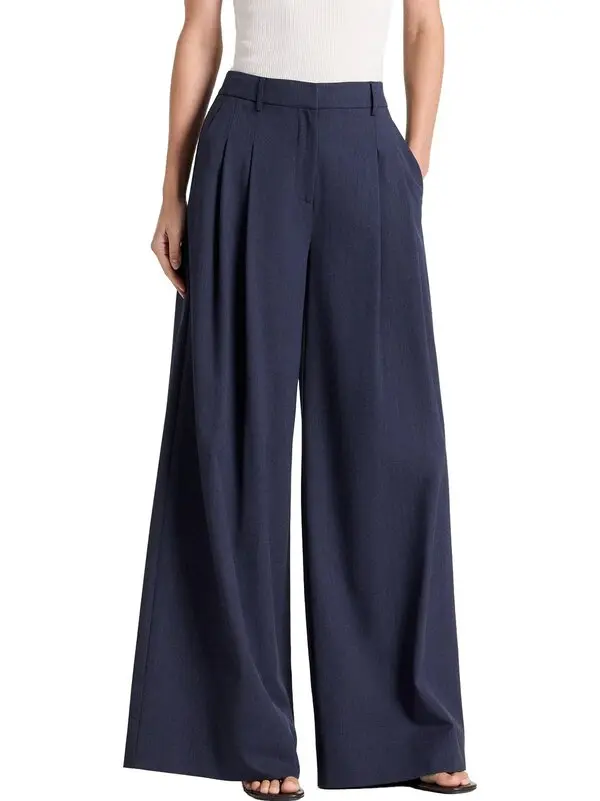 TWP Next Didi Italian Wool Twill Pants - Indigo