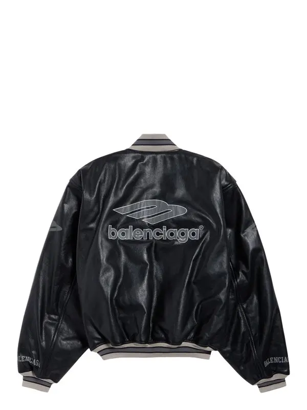 Balenciaga 3b Football Bomber - Black