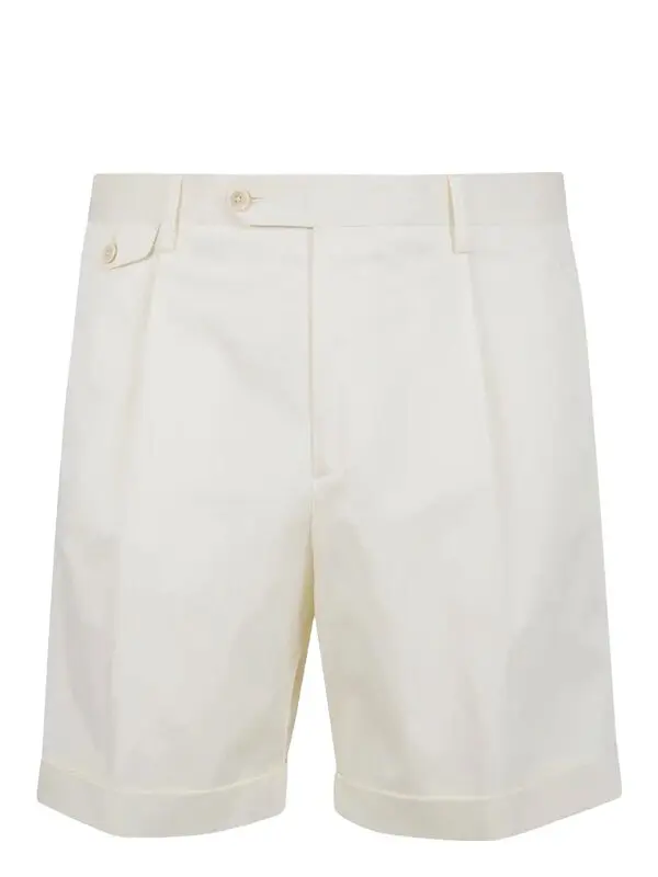 LARDINI Bermuda Trousers - White