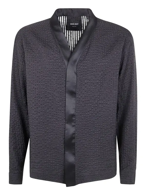 Giorgio Armani Classic Shirt Jacket - Black