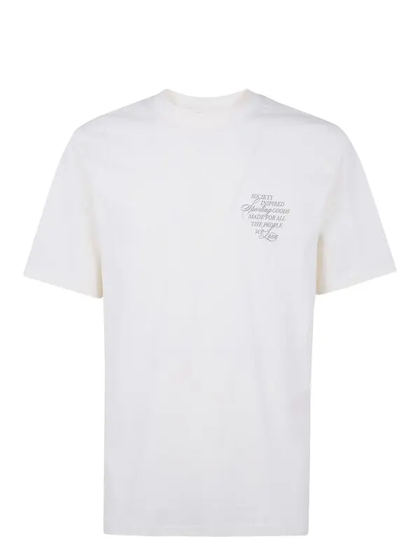 LES DEUX Ben Faience" T-shirt - White