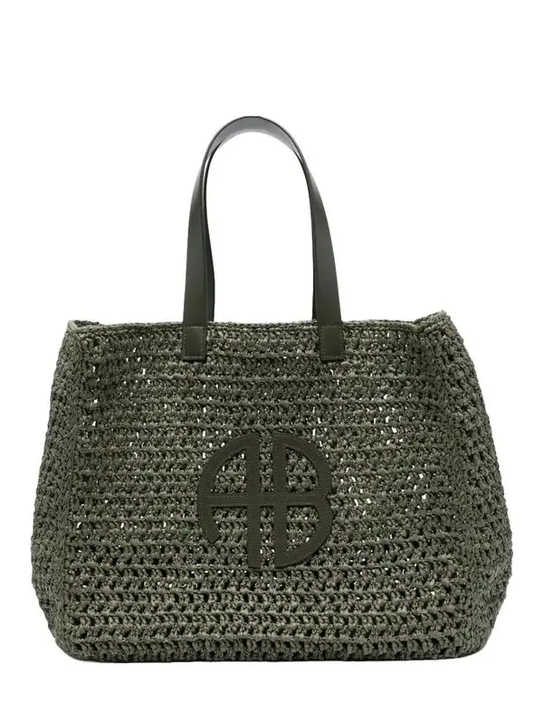 ANINE BING Large 'rio' Tote Bag - Green