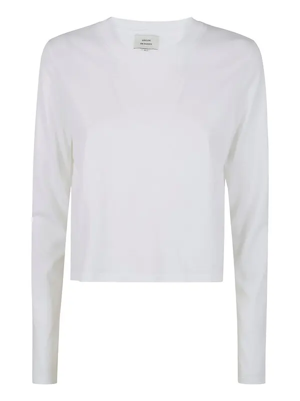 Loulou De Saison Masal Roundneck Longsleeve - White