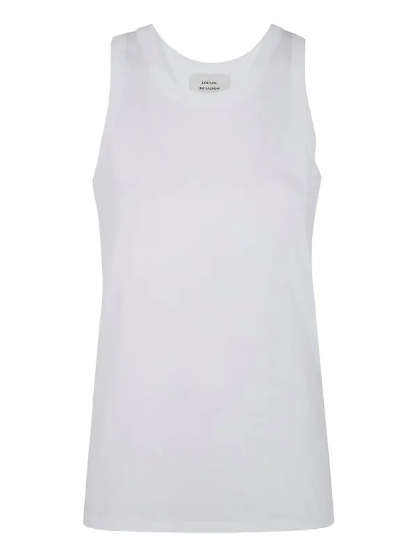 Loulou De Saison Poso Tank Top - White