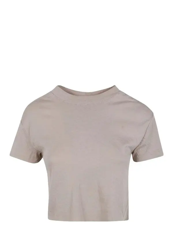 THOM KROM Crop T-shirt - Gray