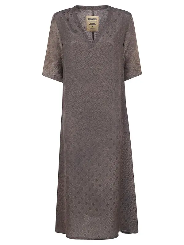 UMA WANG Apostle Dress - Brown