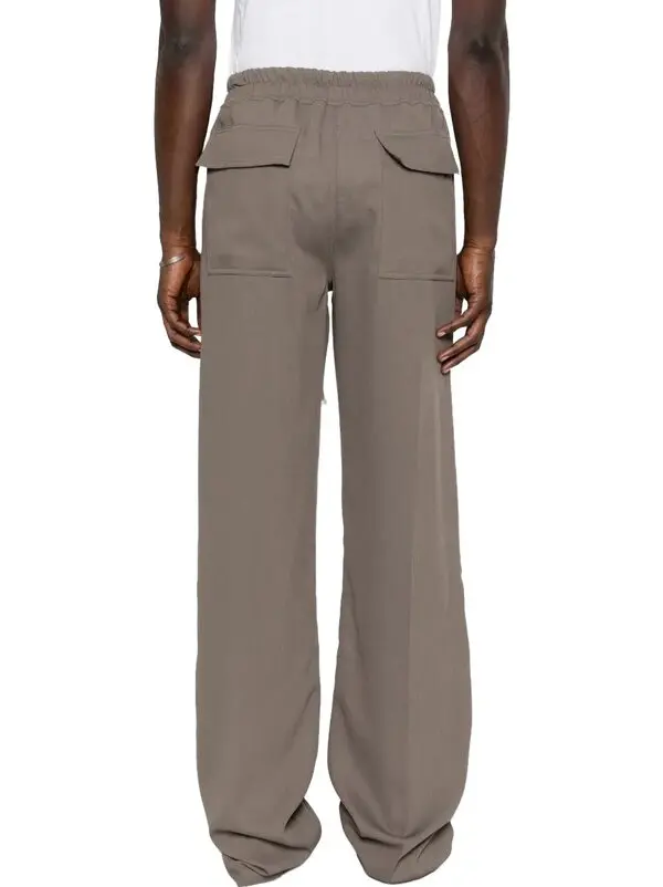 Rick Owens Dietrich Drawstring Trousers - Gray