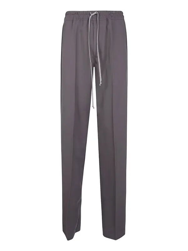 Rick Owens Dietrich Drawstring Trousers - Gray