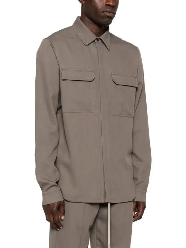 Rick Owens Work" Shirt - Gray