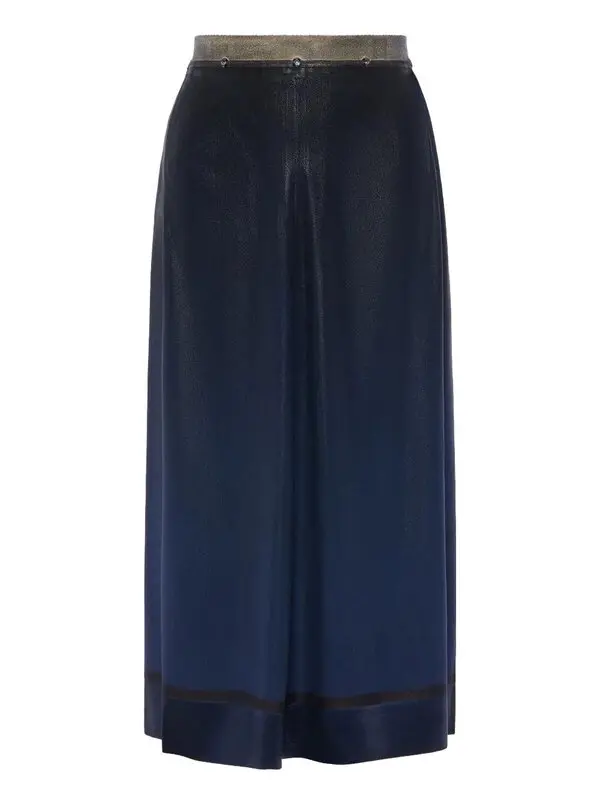 MAISON MARGIELA Midi Straight Skirt - Blue