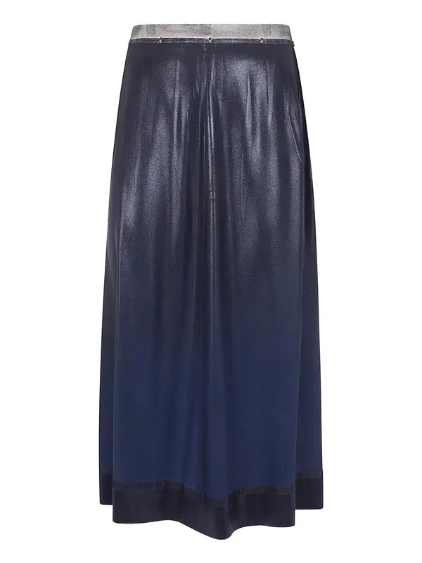 MAISON MARGIELA Midi Straight Skirt - Blue