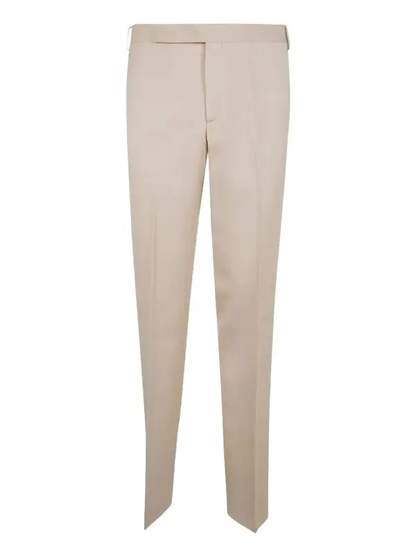 LARDINI Classic Trousers - White