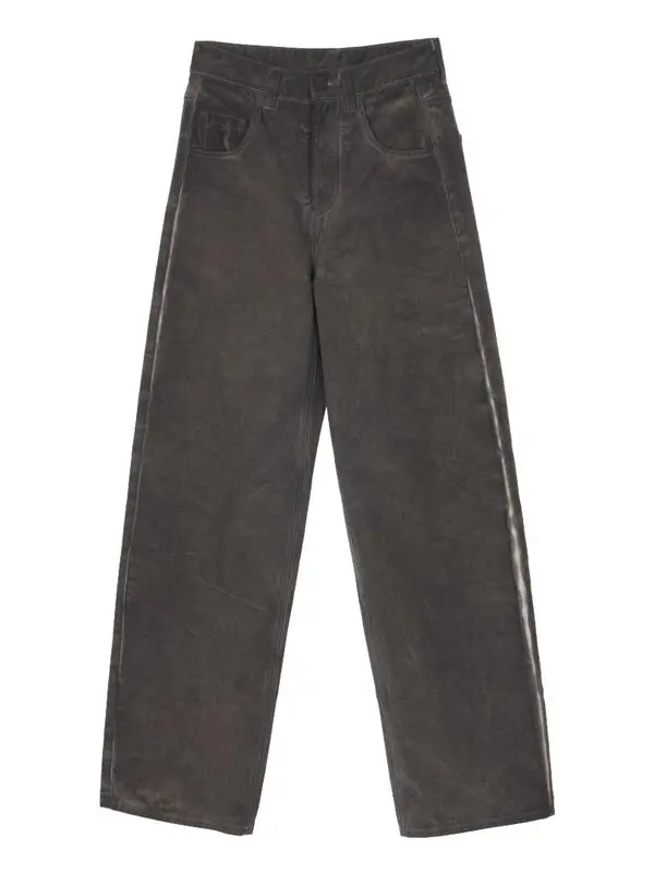 UMA WANG Phyllis Denim Cotton Jeans - Grey