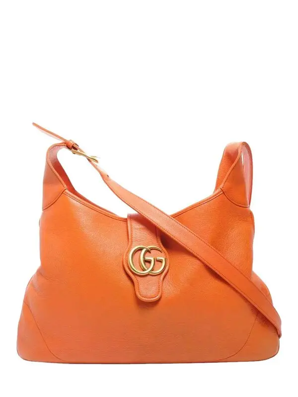 Gucci 2015-2025 Large Aphrodite Shoulder Bag - Orange