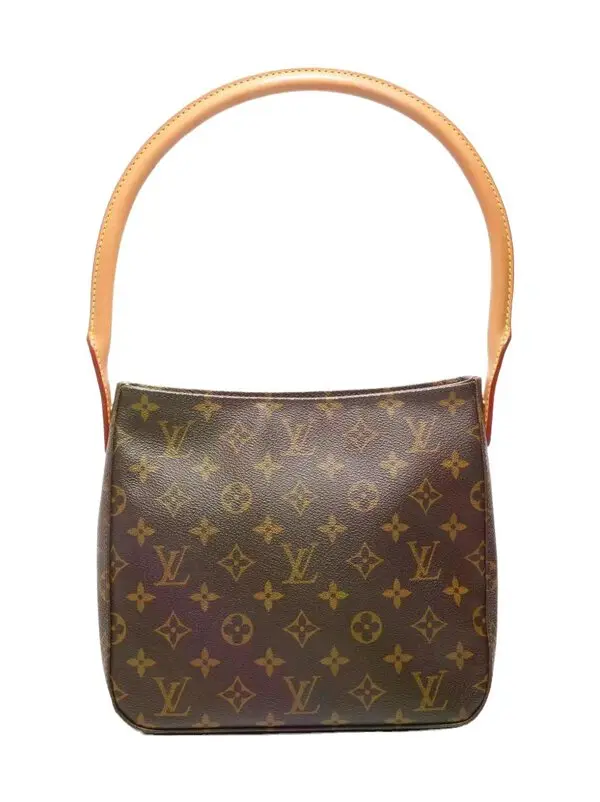 LOUIS VUITTON 2002 Looping Mm Shoulder Bag - Brown