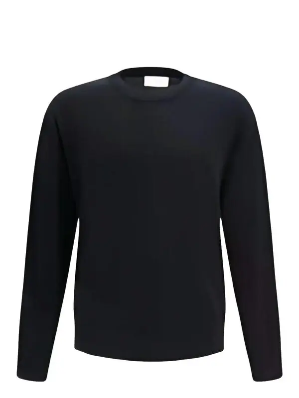 LANEUS Long-sleeve Knitted Sweatshirt - Blue