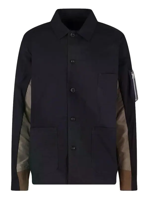 Sacai Buttoned Jacket - Black