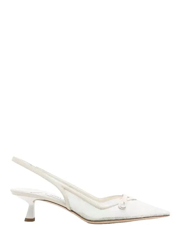 JIMMY CHOO Amita Slingback Pumps - White