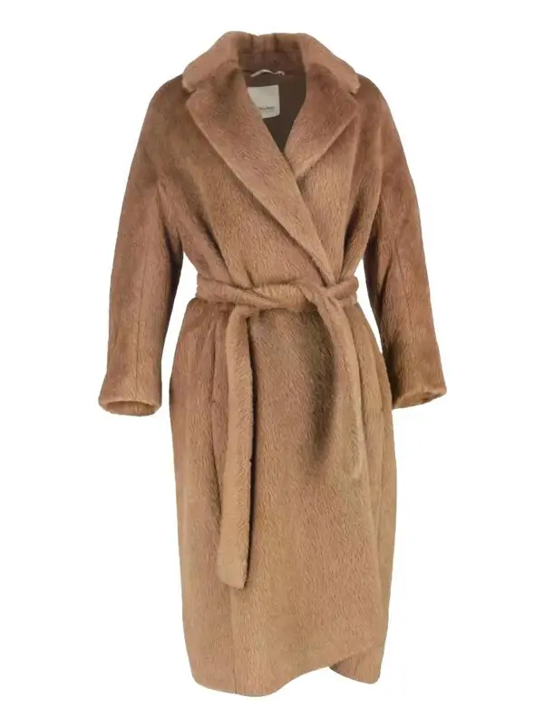 Max Mara Borbone Double-breasted Coat - Brown