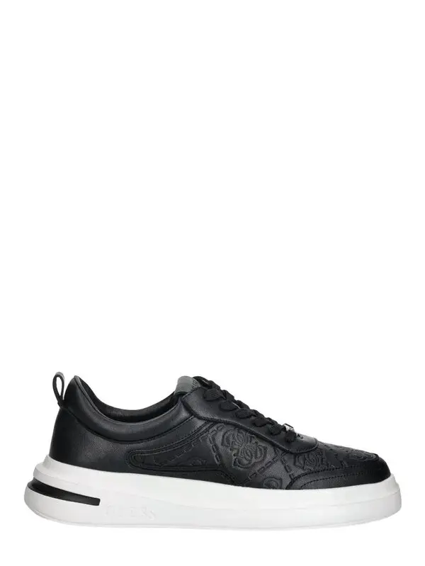 Guess Embossed Detail Sneakers - Black