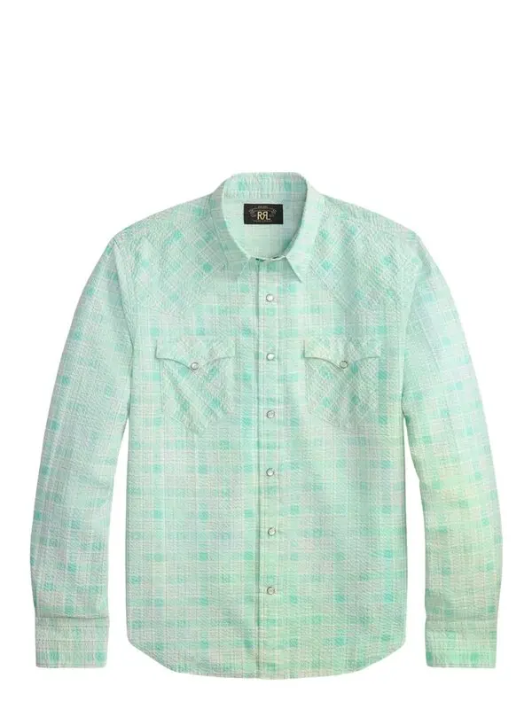 Ralph Lauren Plaid Buttoned Shirt - Blue