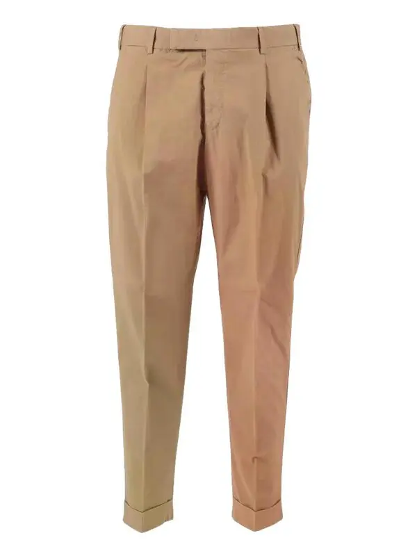 PT TORINO Pleated Trousers - Neutrals