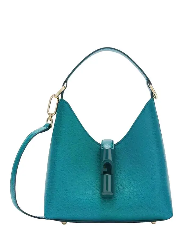 Furla Mini Tote Bag With Cylindrical Hardware - Blue