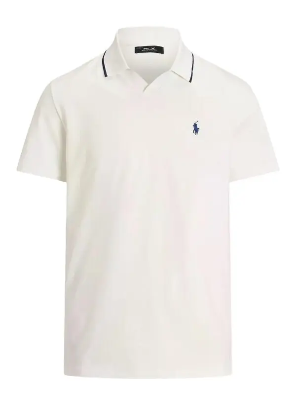 Rlx Ralph Lauren V-neck Embroidered T-shirt - White