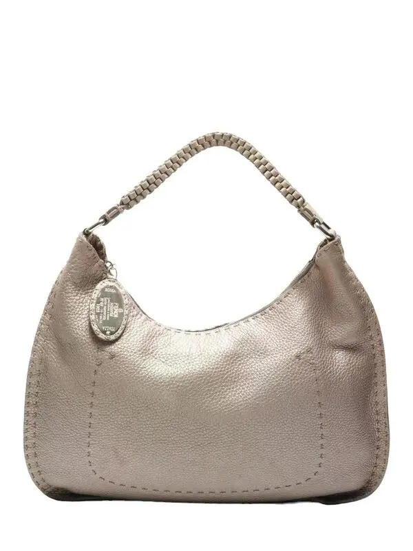 Fendi 1990-2000 Selleria Shoulder Bag - Grey