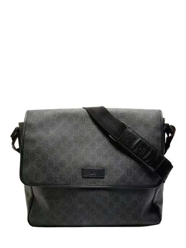 Gucci 2000 Classic Gg Shoulder Bag - Grey